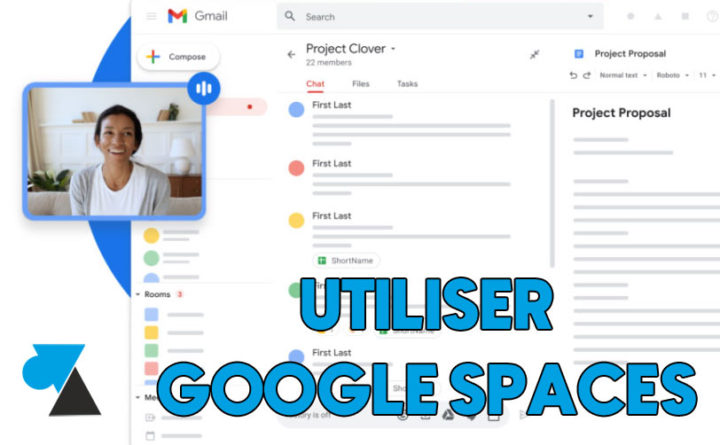 tutoriel Google Spaces Gmail Workspace | WindowsFacile.fr